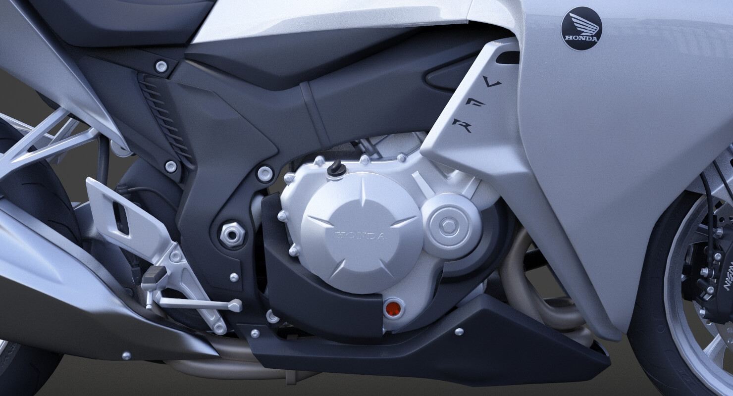 2015 Honda Vfr 1200F - 3D Model by sky3dstudios69