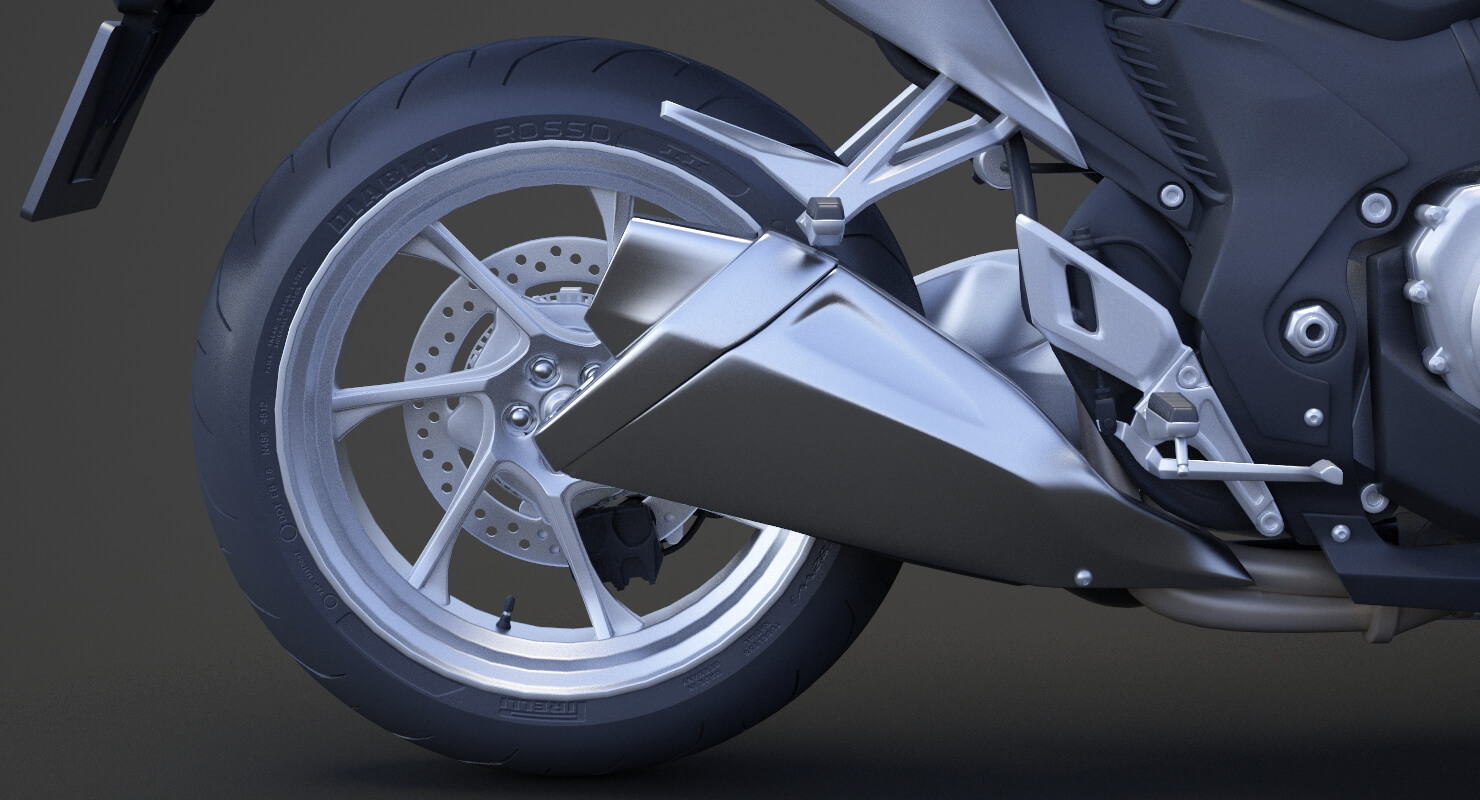 2015 Honda Vfr 1200F - 3D Model by sky3dstudios69