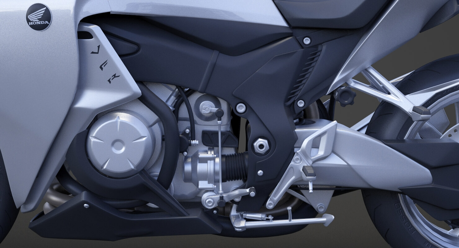 2015 Honda Vfr 1200F - 3D Model by sky3dstudios69