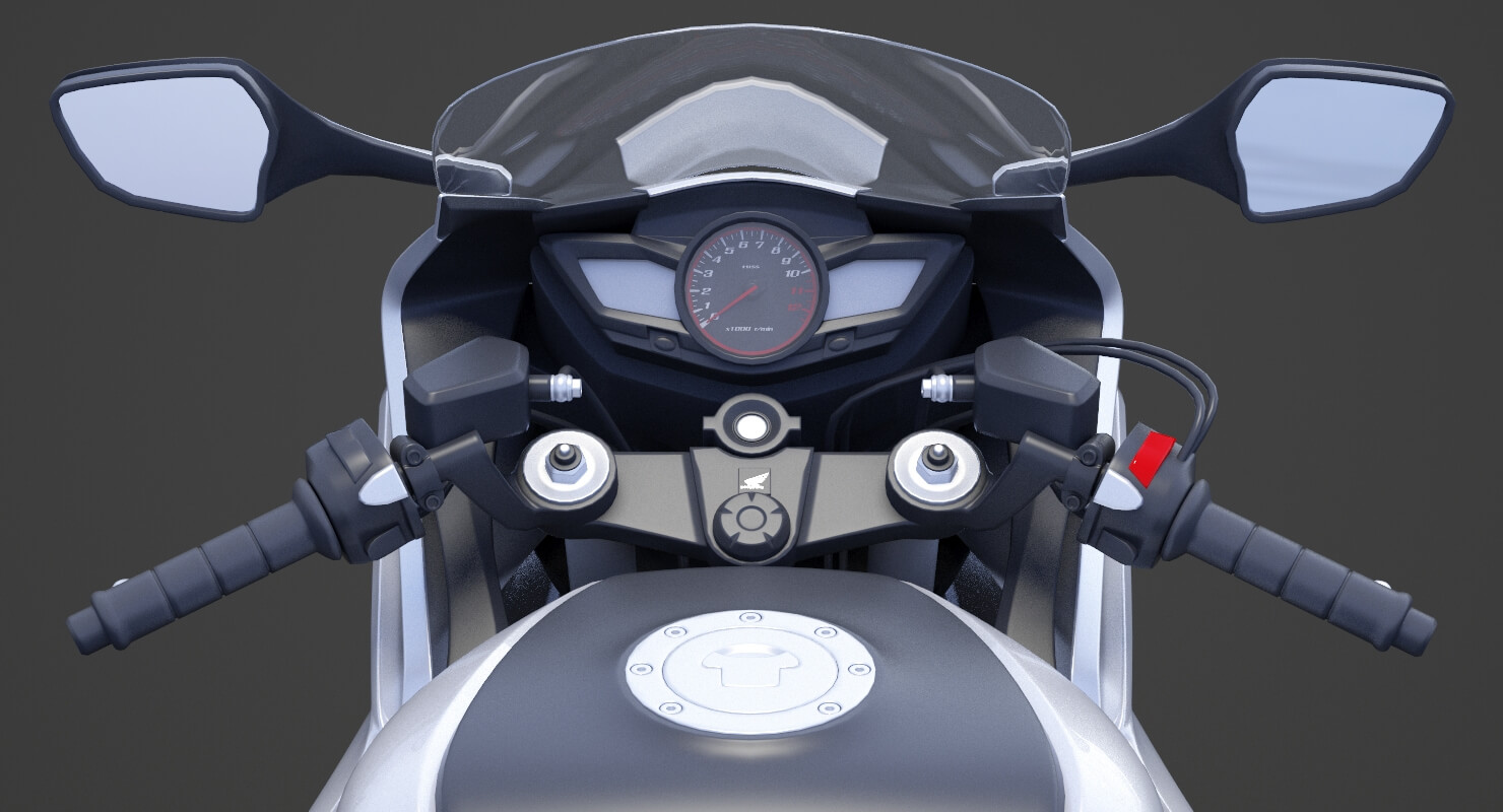 2015 Honda Vfr 1200F - 3D Model by sky3dstudios69