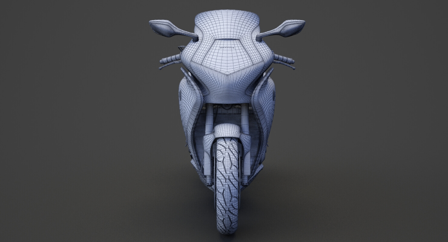 2015 Honda Vfr 1200F - 3D Model by sky3dstudios69
