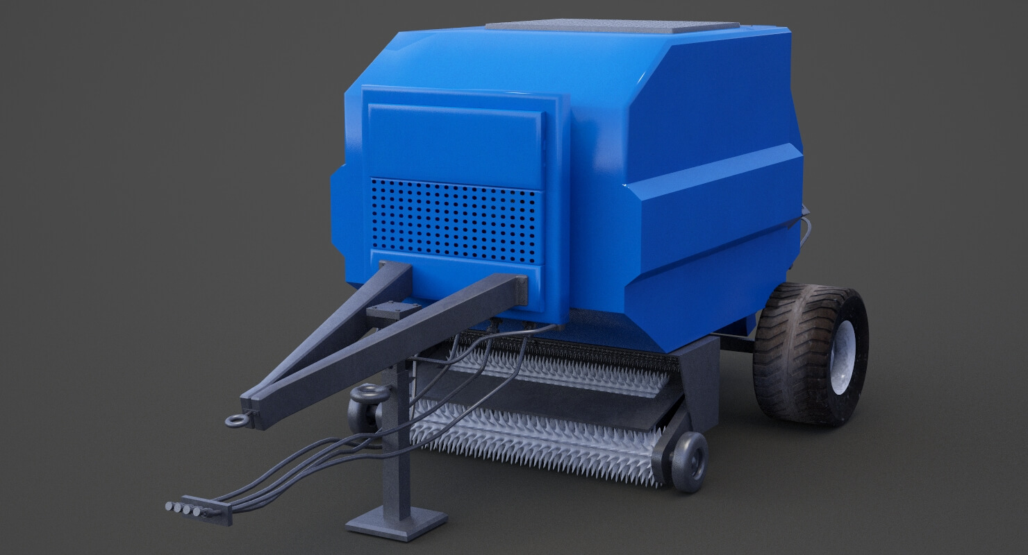 Agriculture Machine 01 - 3D Model by sky3dstudios69