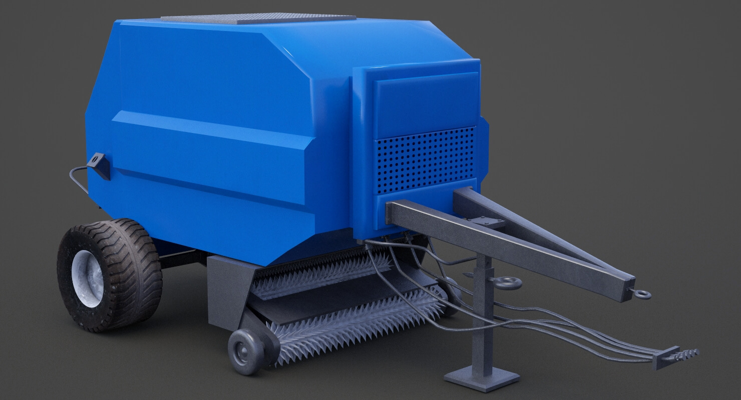 Agriculture Machine 01 - 3D Model by sky3dstudios69