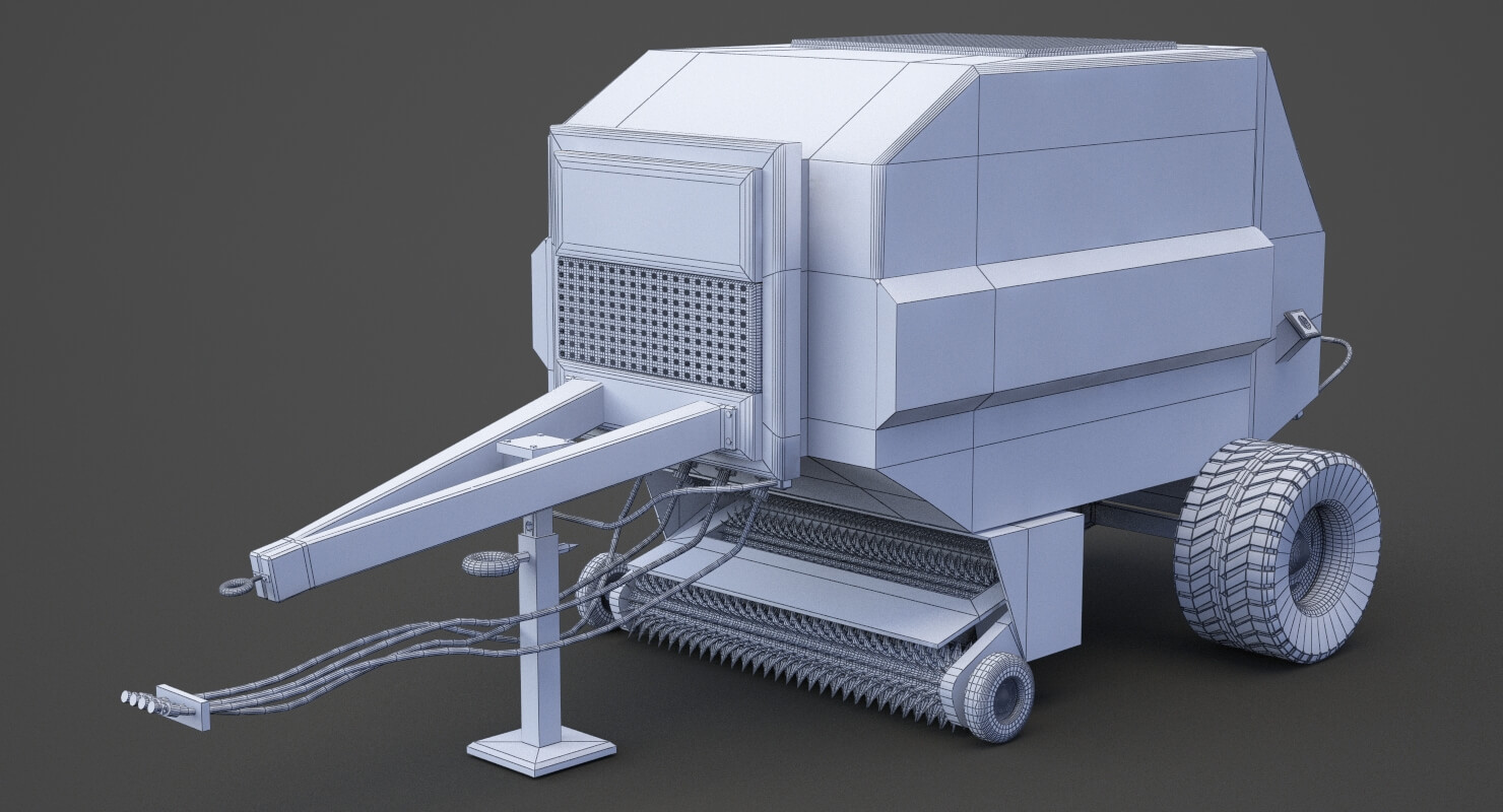 Agriculture Machine 01 - 3D Model by sky3dstudios69