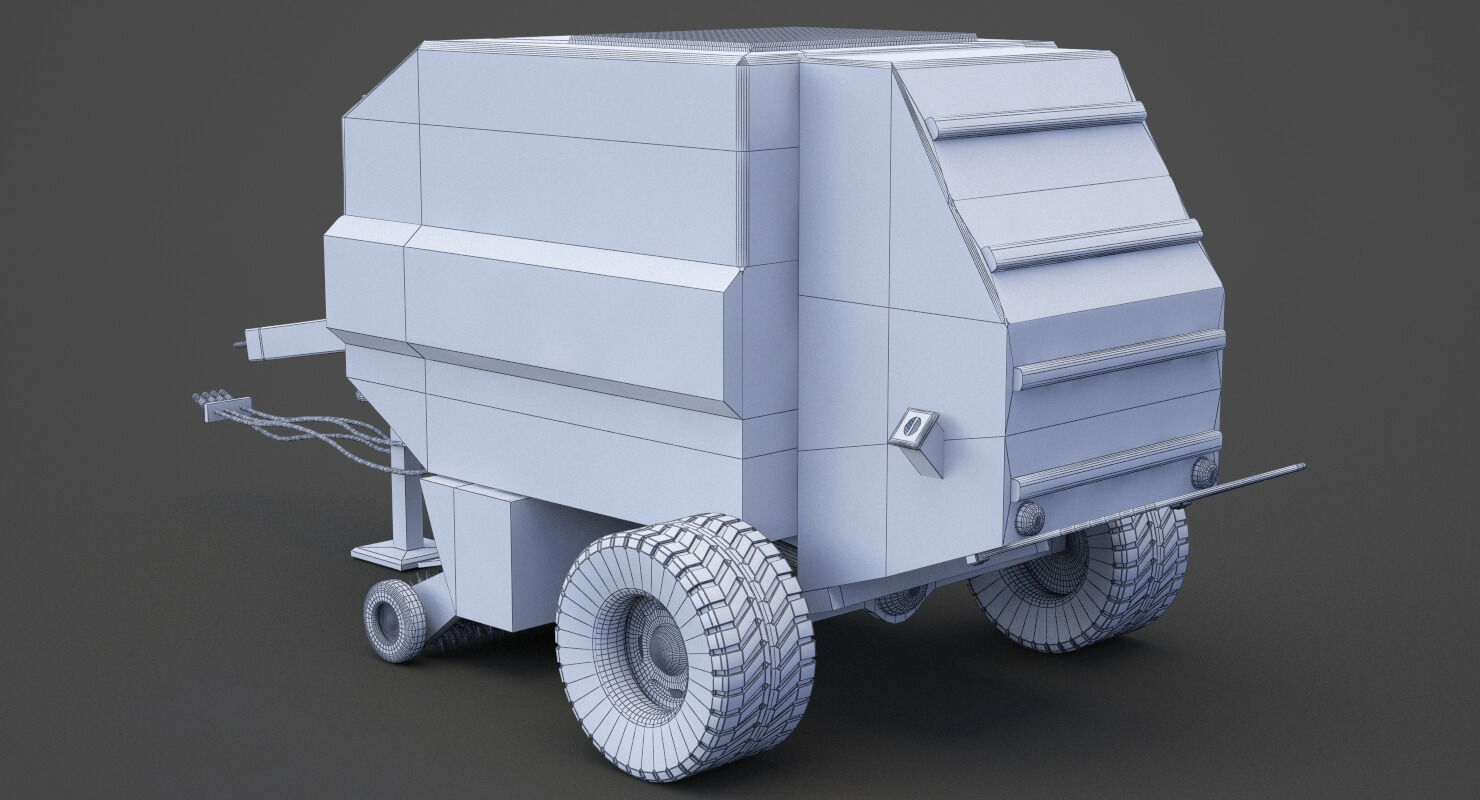 Agriculture Machine 01 - 3D Model by sky3dstudios69