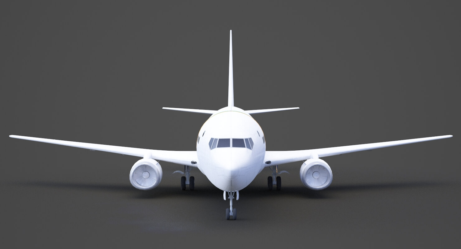 Boeing Airplane 02 - 3D Model by sky3dstudios69