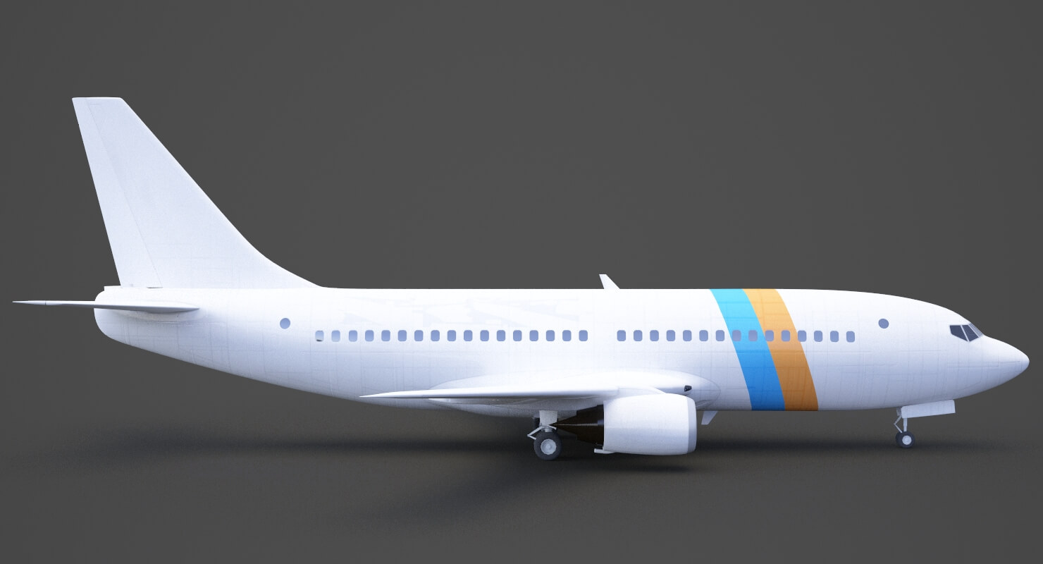 Boeing Airplane 02 - 3D Model by sky3dstudios69