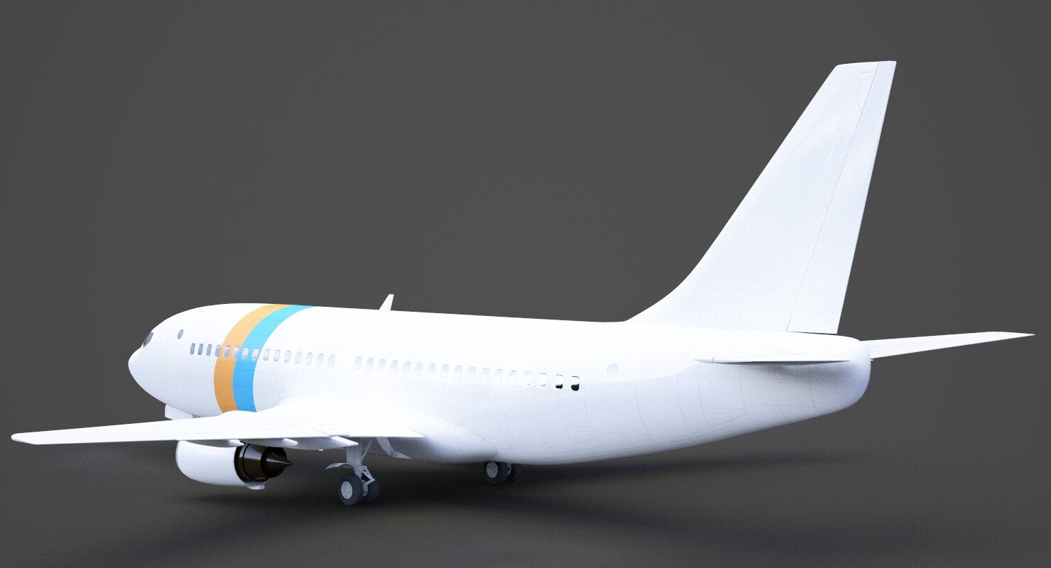 Boeing Airplane 02 - 3D Model by sky3dstudios69