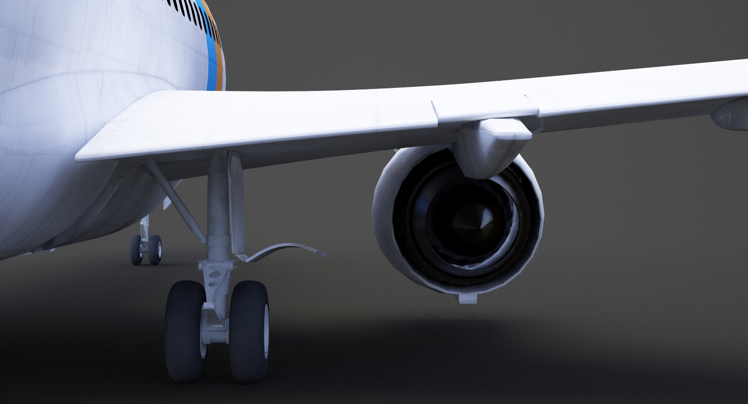 Boeing Airplane 02 - 3D Model by sky3dstudios69