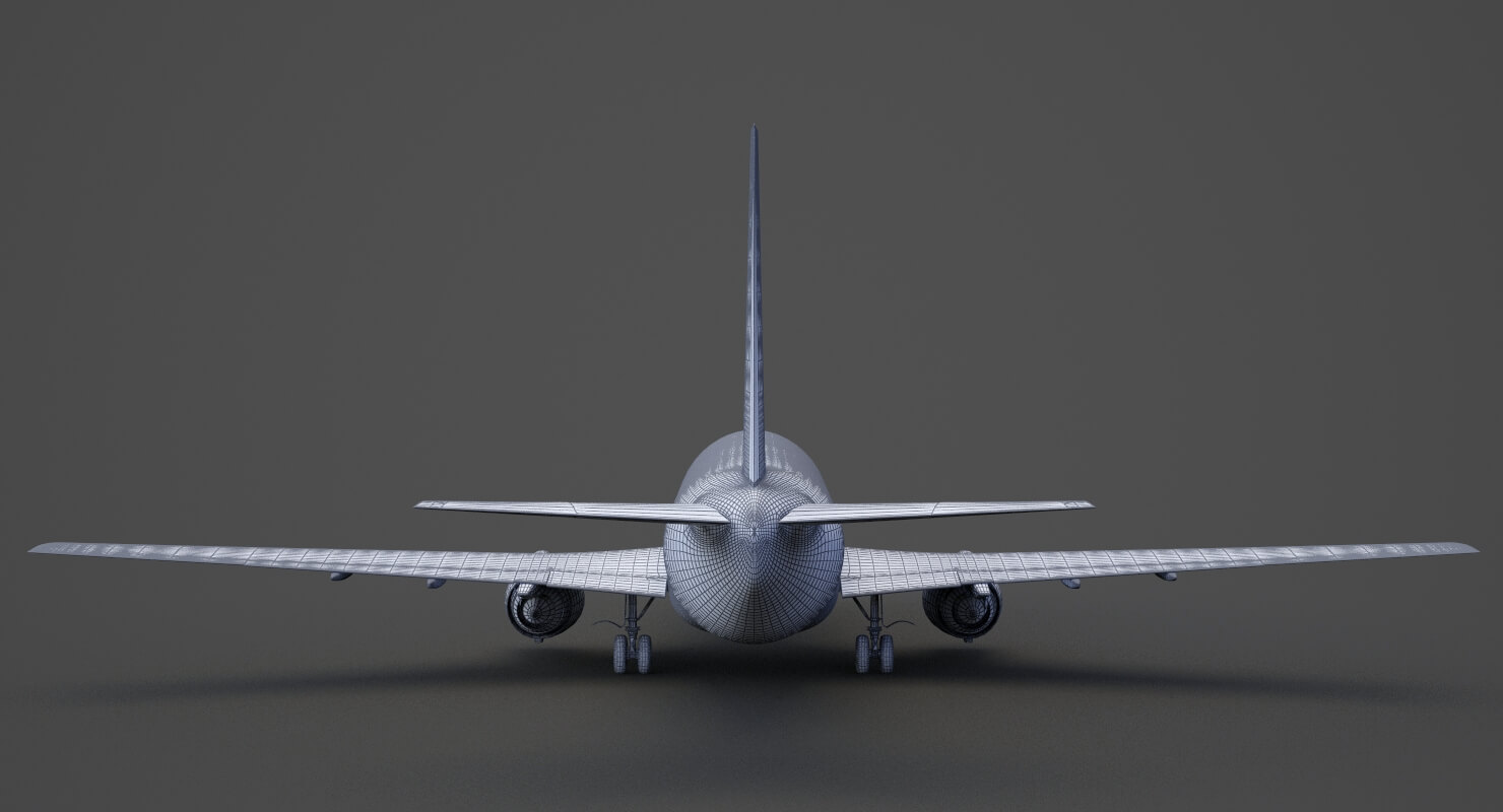 Boeing Airplane 02 - 3D Model by sky3dstudios69