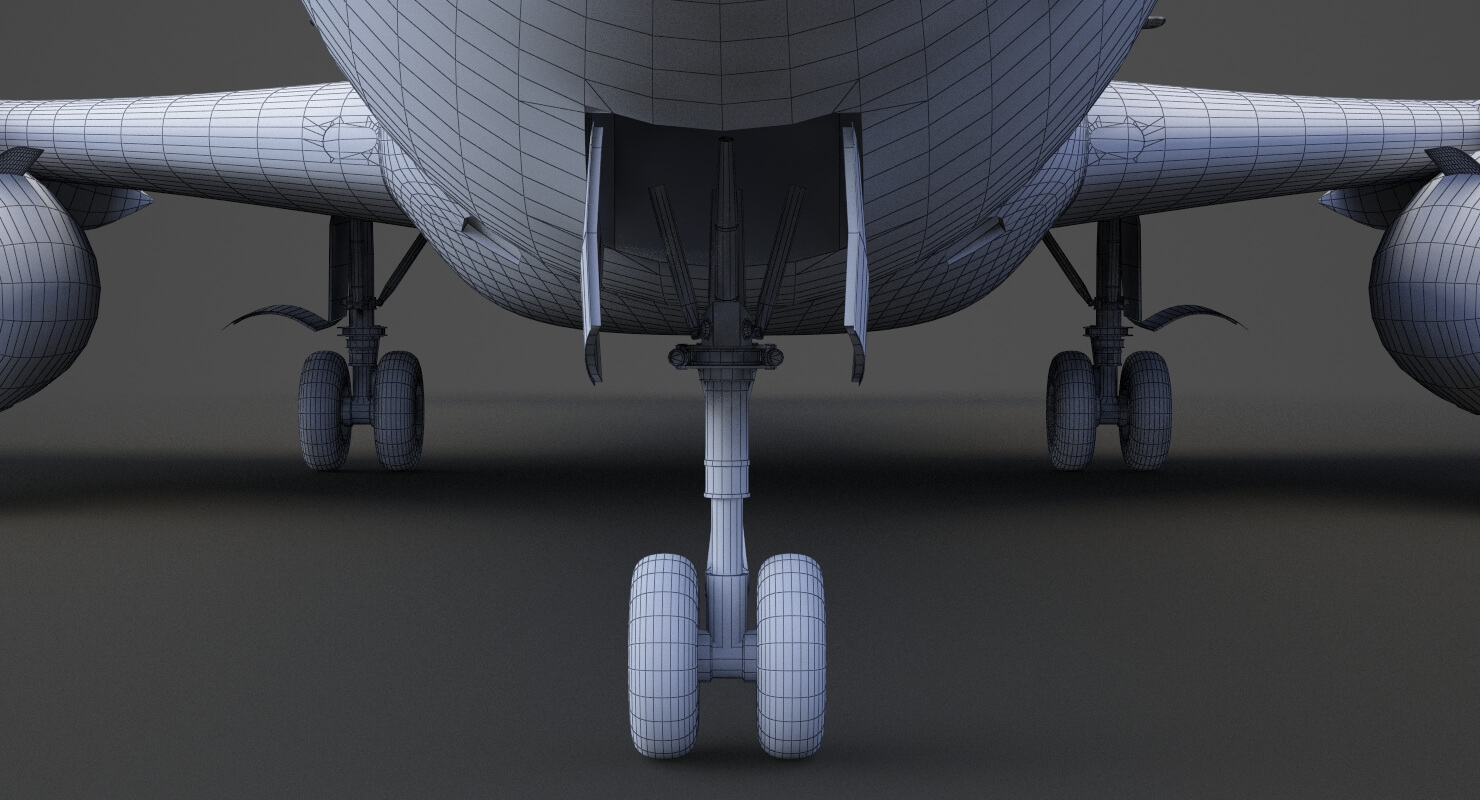 Boeing Airplane 02 - 3D Model by sky3dstudios69