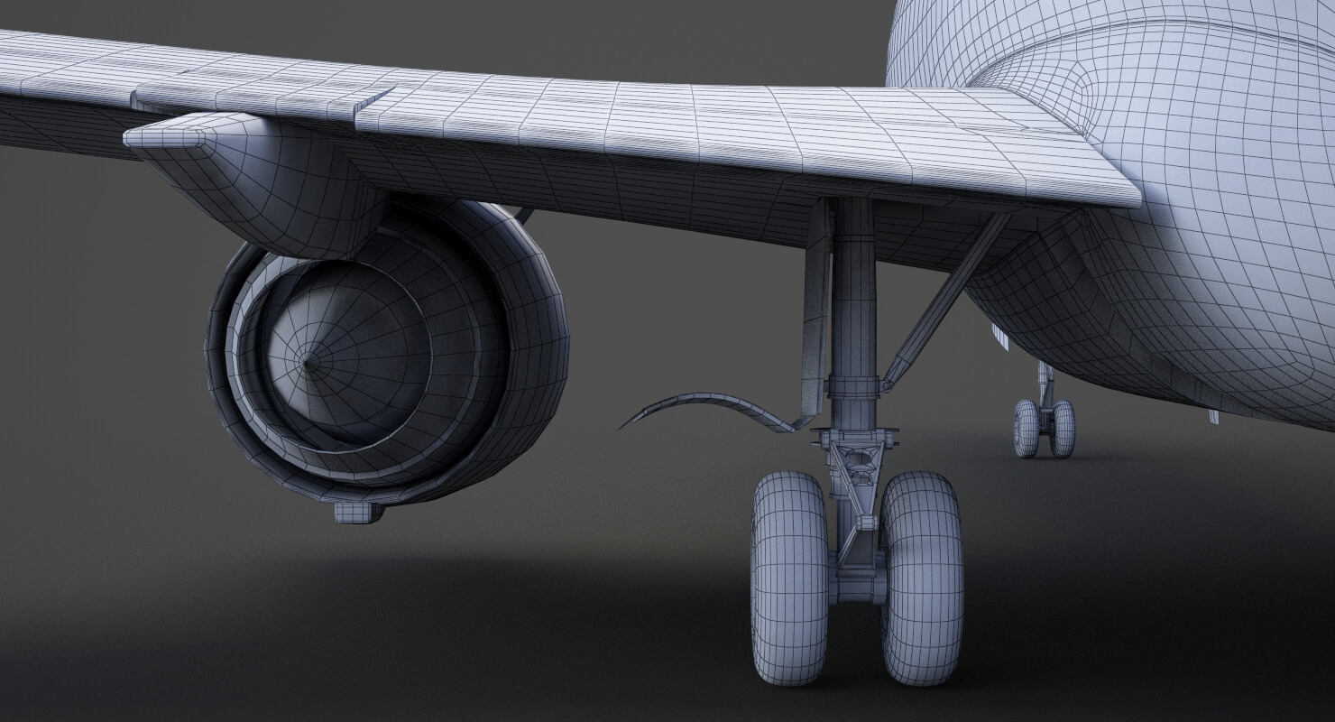 Boeing Airplane 02 - 3D Model by sky3dstudios69