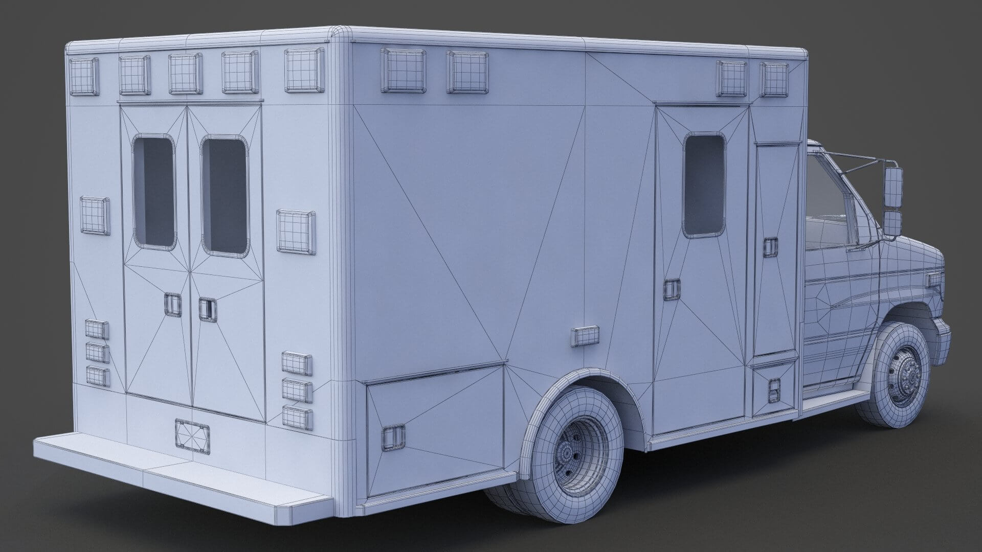 Ambulance 02 - 3D Model by sky3dstudios69