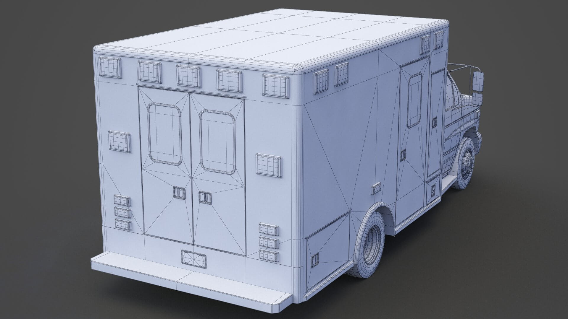 Ambulance 02 - 3D Model by sky3dstudios69