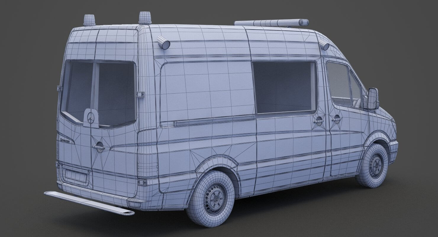 Ambulance - 3D Model by sky3dstudios69
