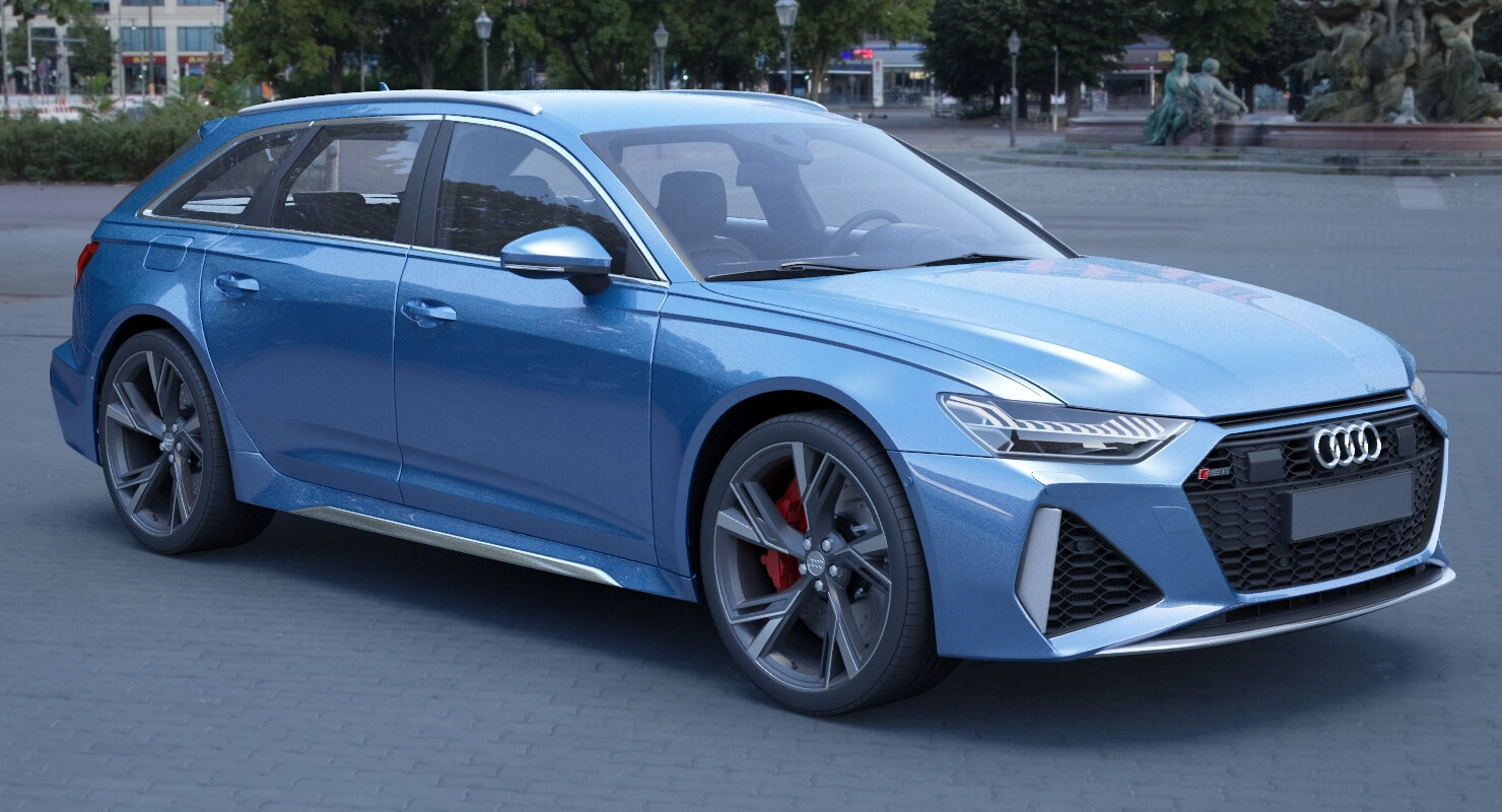 Audi RS6 C8 Avant 2019 - 3D Model by sky3dstudios69