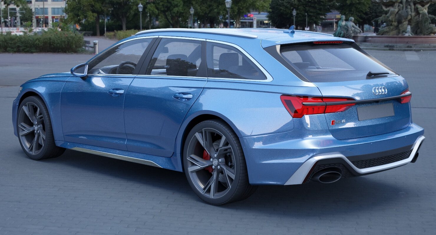 Audi RS6 C8 Avant 2019 - 3D Model by sky3dstudios69