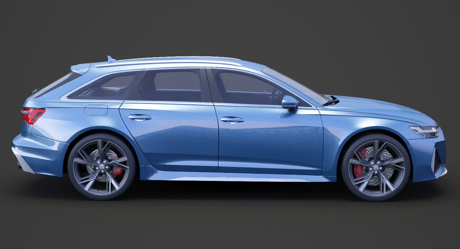 Audi RS6 C8 Avant 2019 - 3D Model by sky3dstudios69