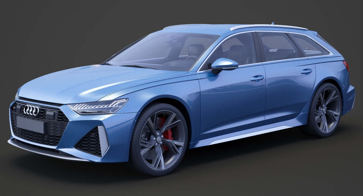 Audi RS6 C8 Avant 2019 - 3D Model by sky3dstudios69
