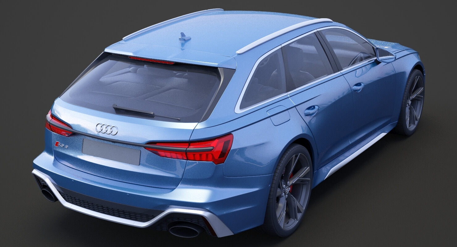 Audi RS6 C8 Avant 2019 - 3D Model by sky3dstudios69