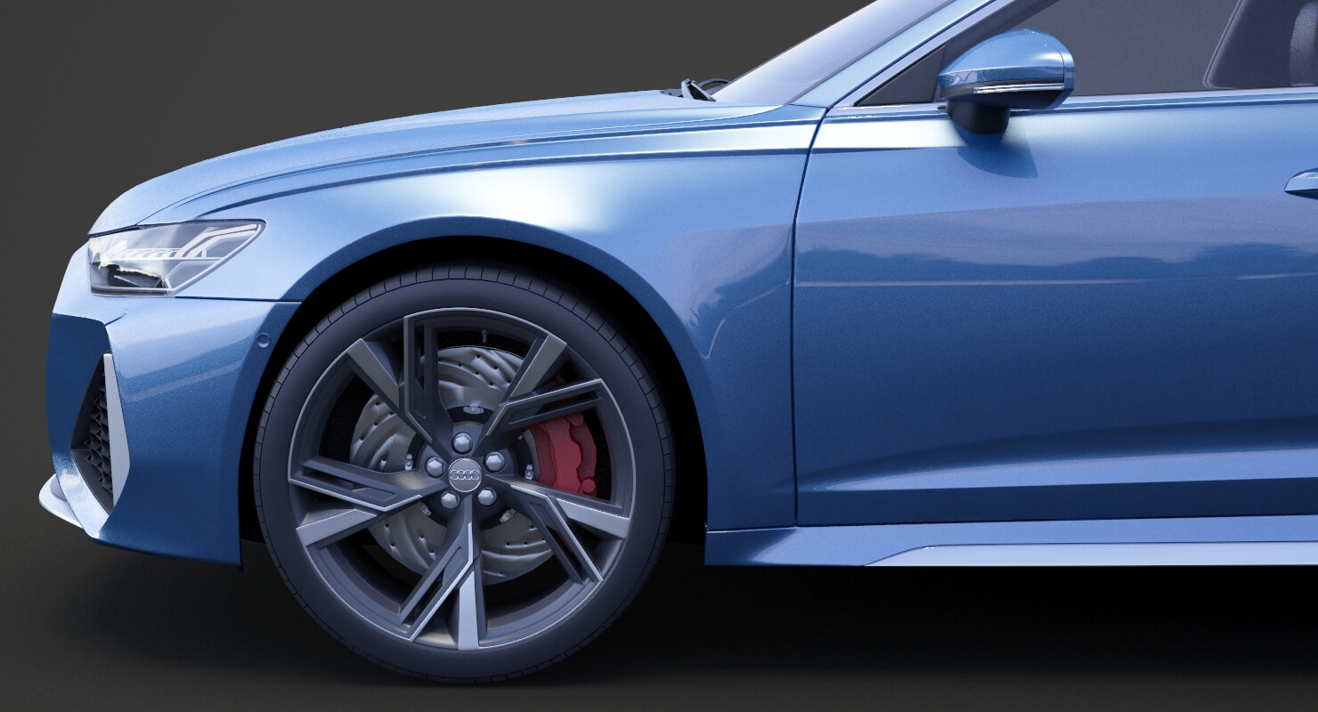 Audi RS6 C8 Avant 2019 - 3D Model by sky3dstudios69