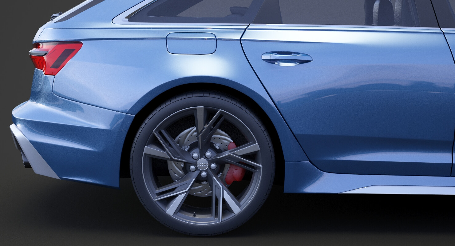 Audi RS6 C8 Avant 2019 - 3D Model by sky3dstudios69