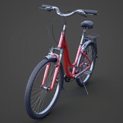 Bicycle 002 - 3D Model by sky3dstudios69