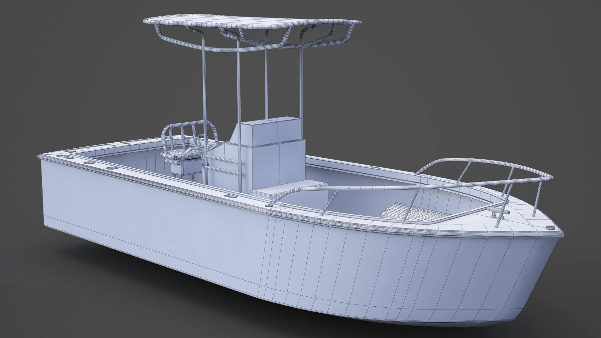 Boat 002 - 3D Model by sky3dstudios69