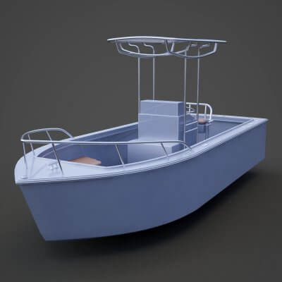 Boat 002 - 3D Model by sky3dstudios69