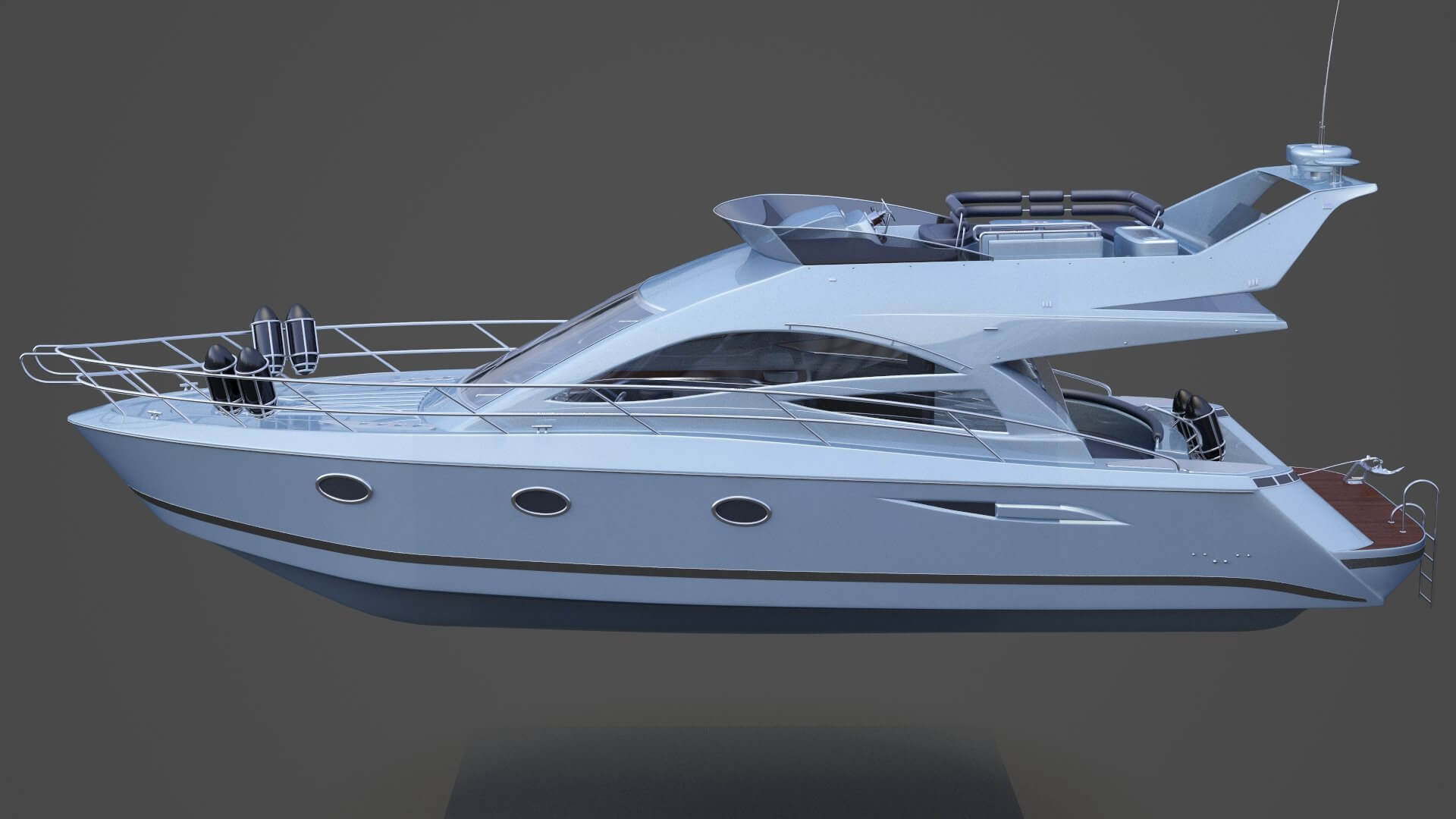 Boat 003 - 3D Model by sky3dstudios69