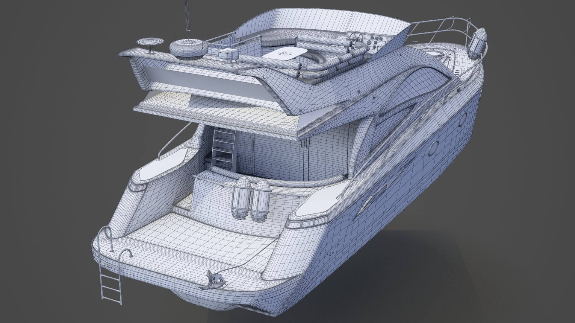 Boat 003 - 3D Model by sky3dstudios69