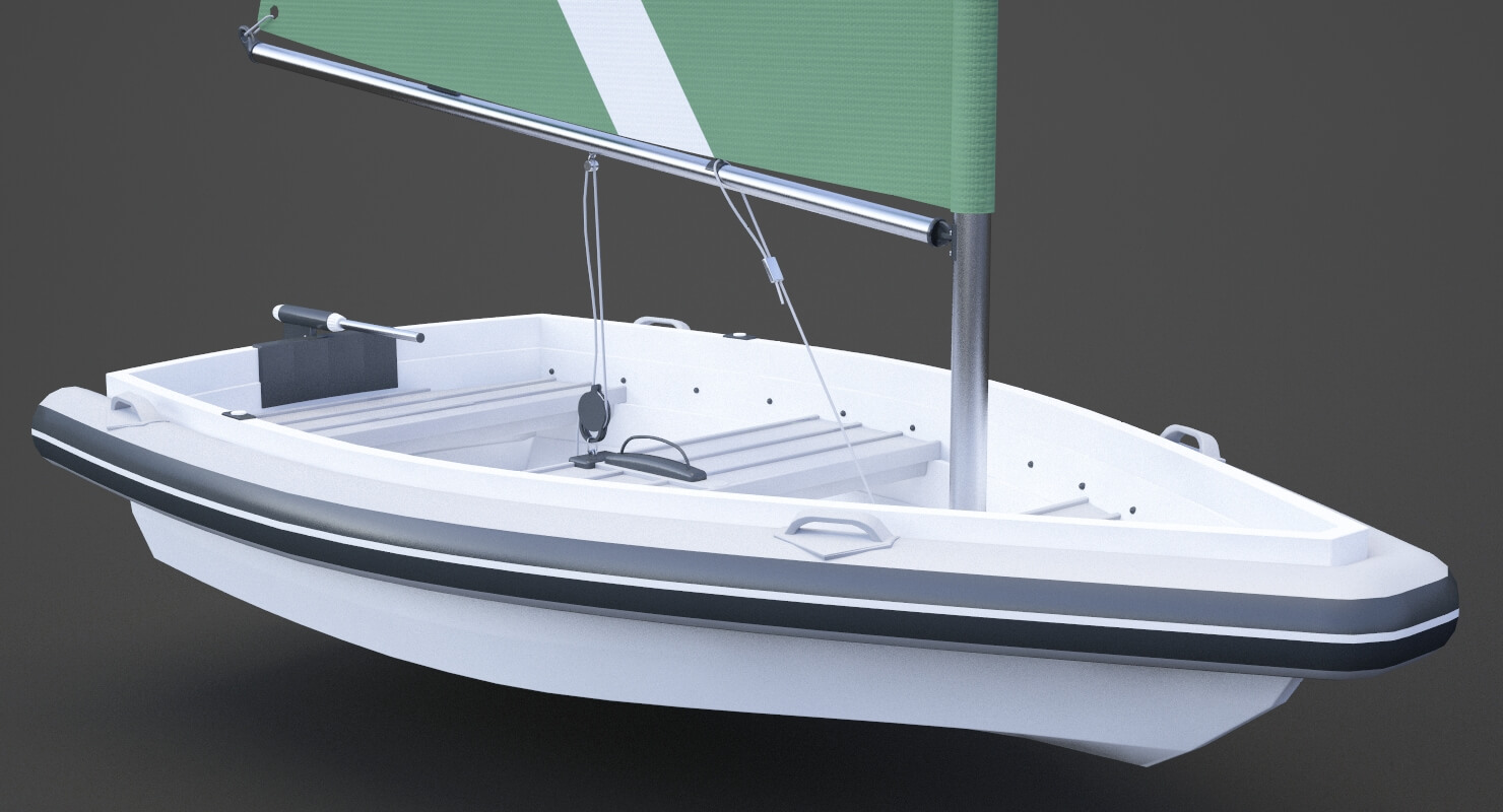 Photorealistic Boat 01 - 3D Model by sky3dstudios69