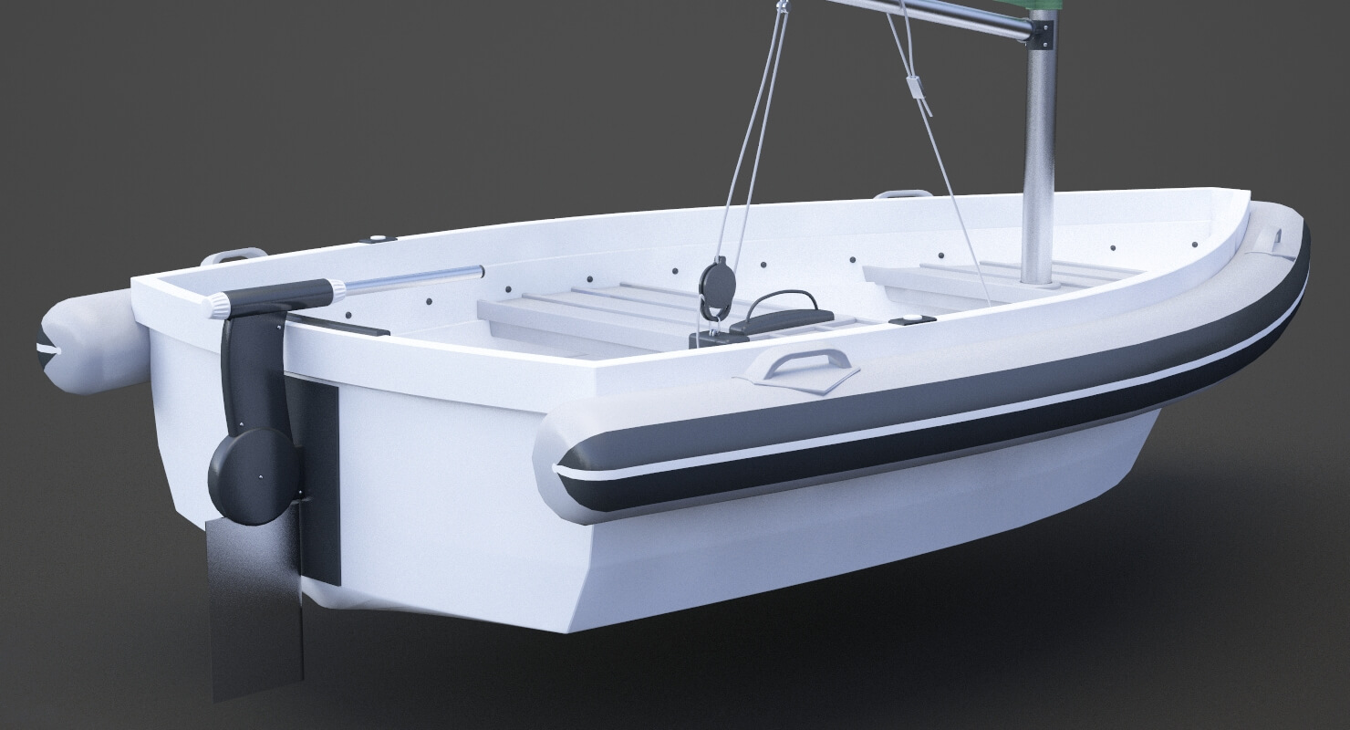 Photorealistic Boat 01 - 3D Model by sky3dstudios69