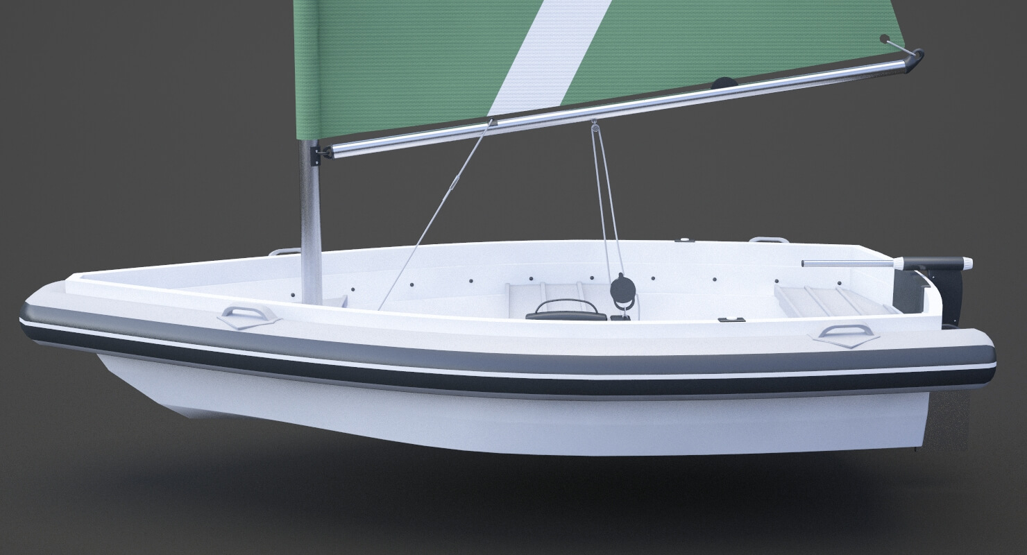 Photorealistic Boat 01 - 3D Model by sky3dstudios69