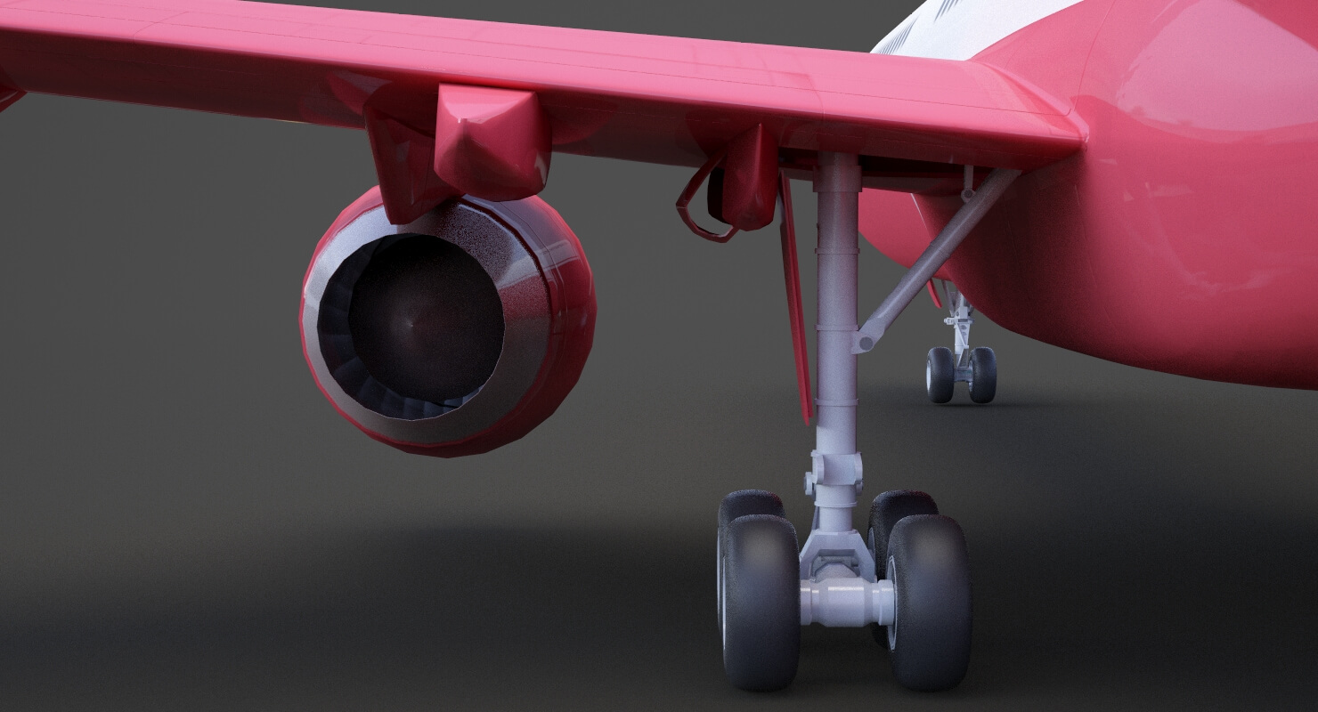 Boeing 757 Airplane 01 - 3D Model by sky3dstudios69