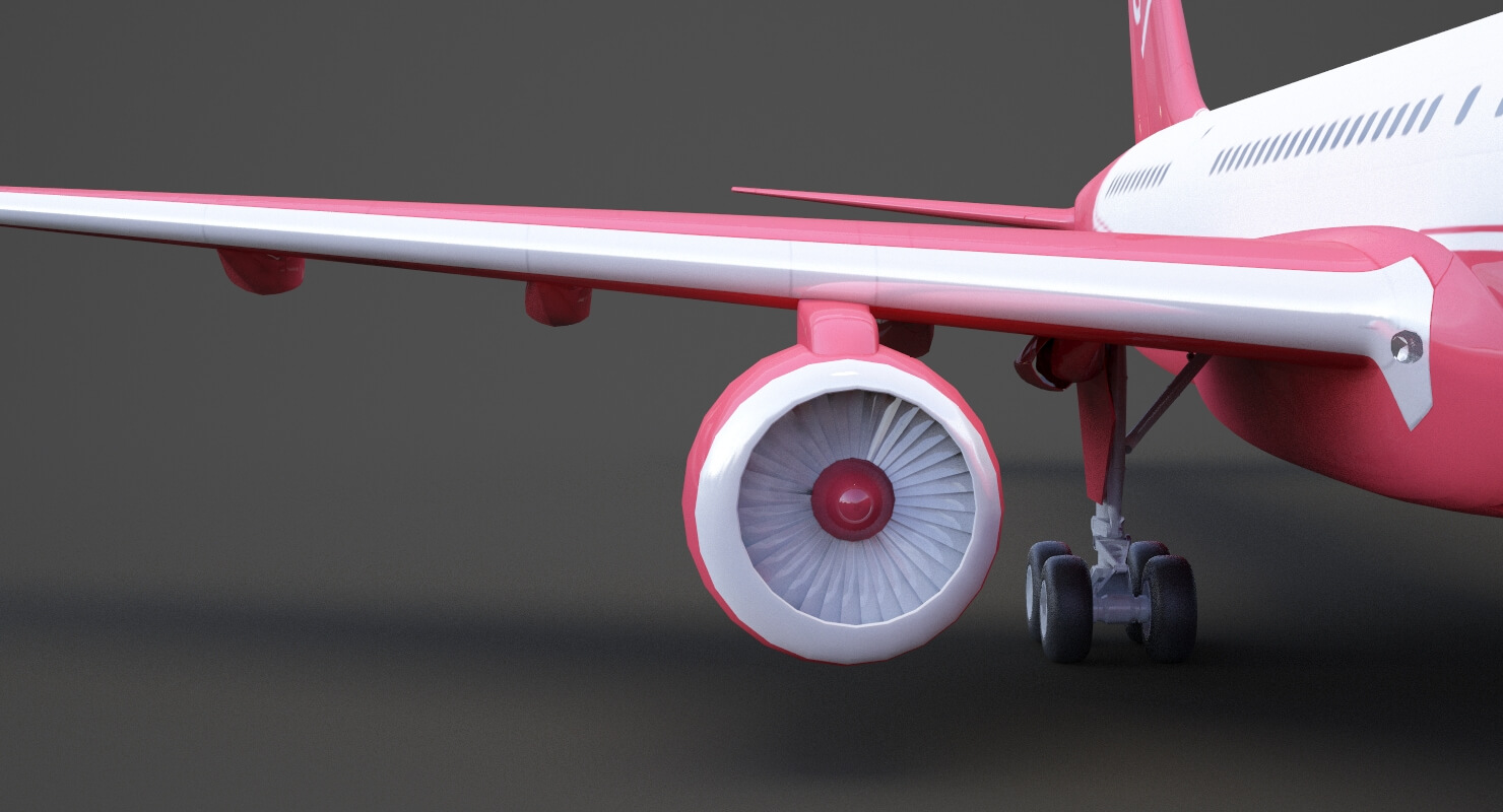 Boeing 757 Airplane 01 - 3D Model by sky3dstudios69