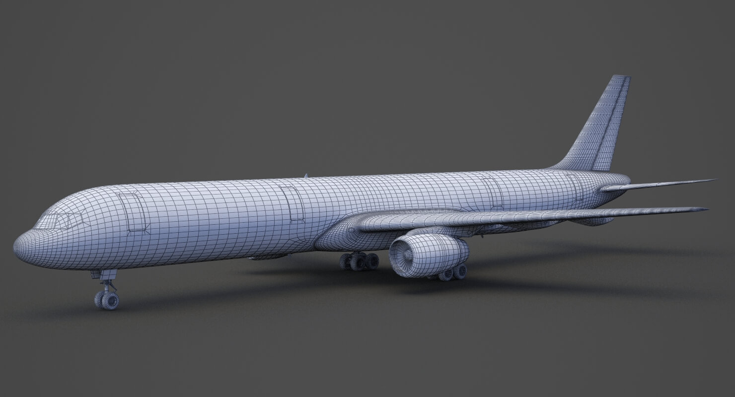 Boeing 757 Airplane 01 - 3D Model by sky3dstudios69