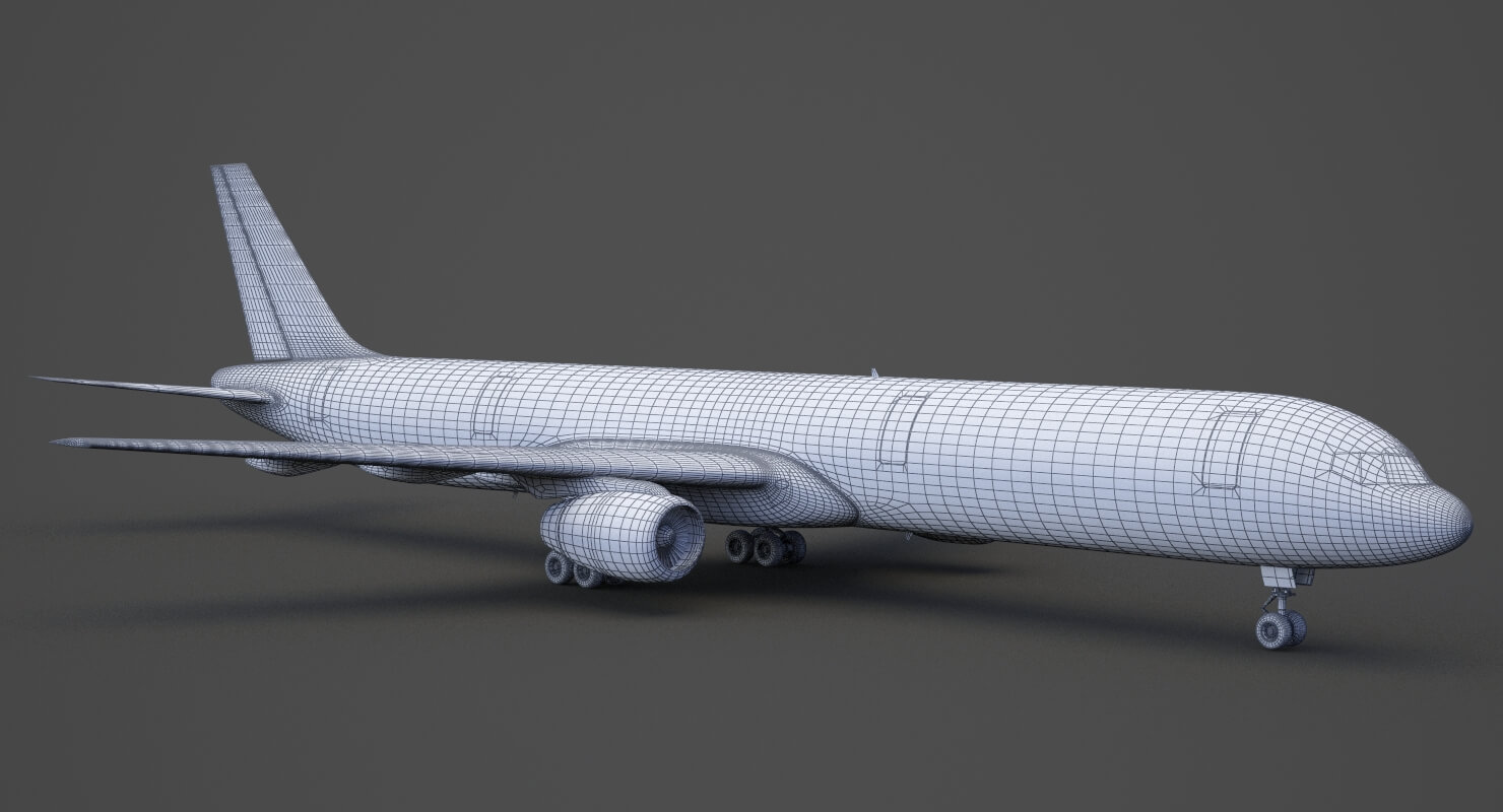 Boeing 757 Airplane 01 - 3D Model by sky3dstudios69