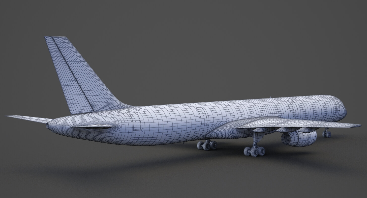 Boeing 757 Airplane 01 - 3D Model by sky3dstudios69