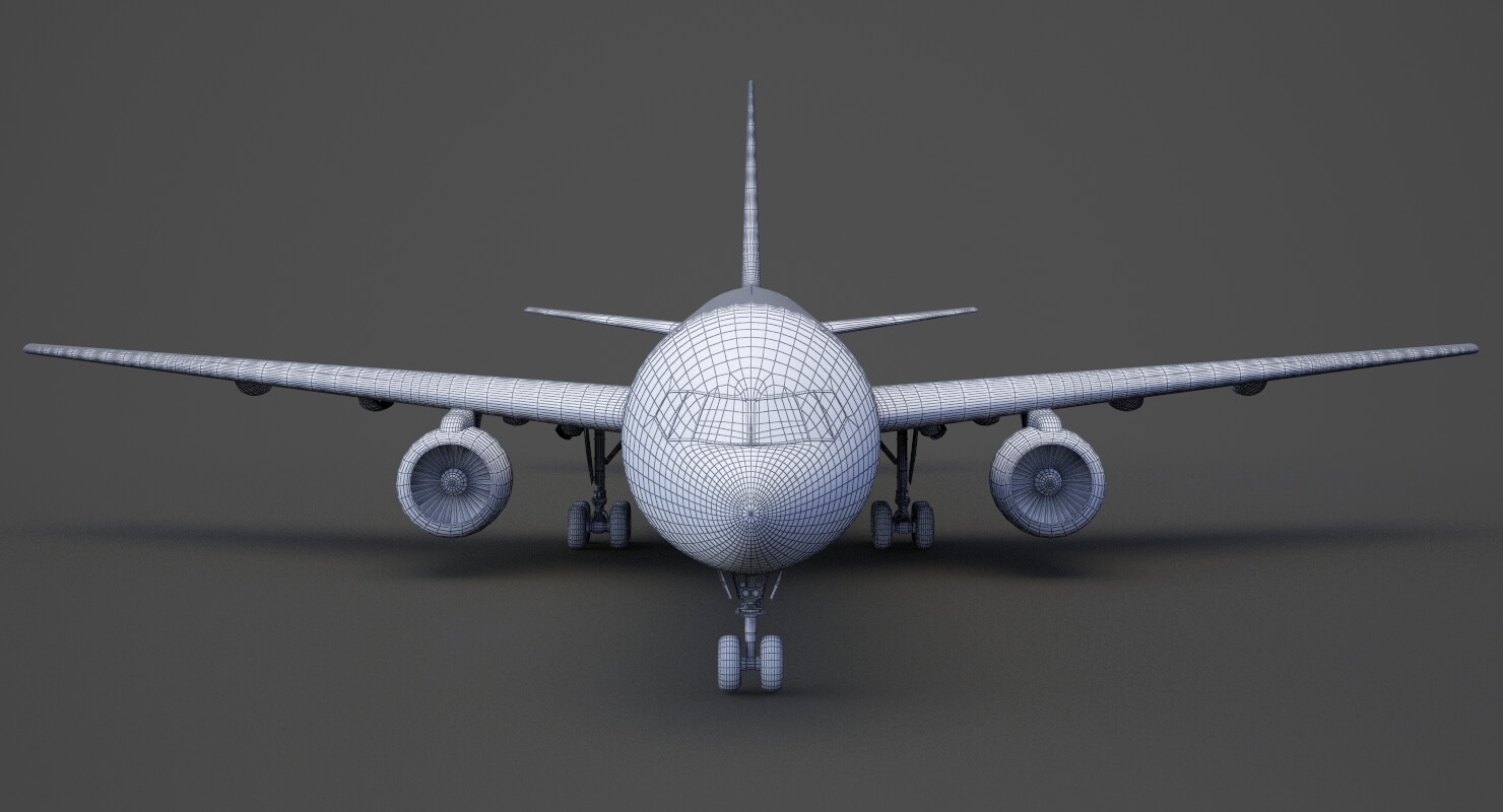 Boeing 757 Airplane 01 - 3D Model by sky3dstudios69