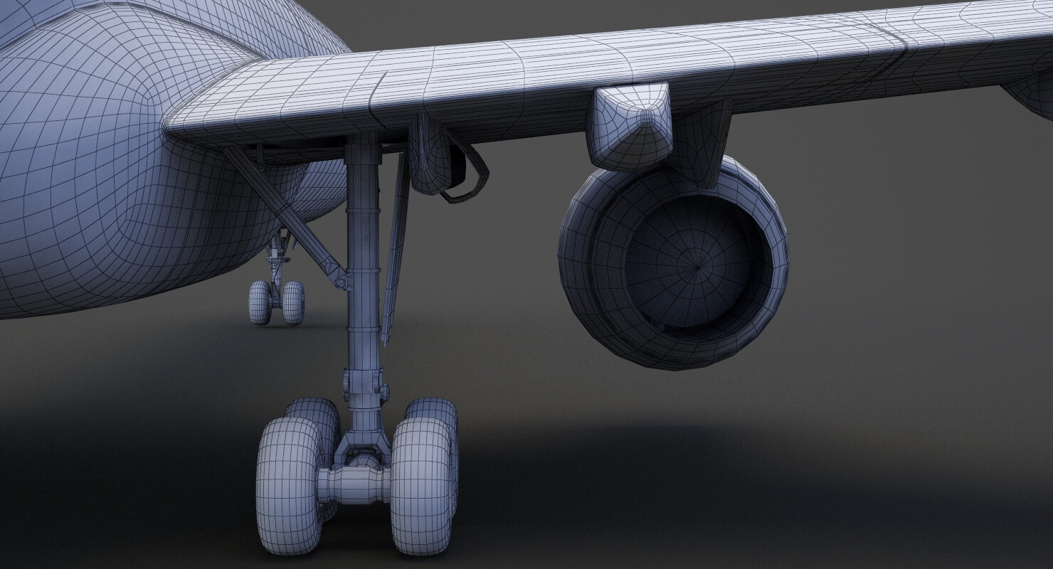 Boeing 757 Airplane 01 - 3D Model by sky3dstudios69