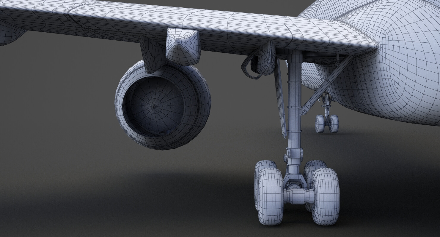 Boeing 757 Airplane 01 - 3D Model by sky3dstudios69