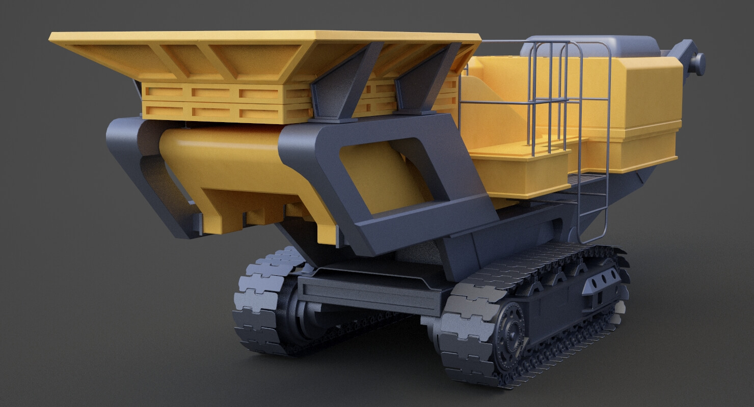 Construction Machinery 01 - 3D Model by sky3dstudios69