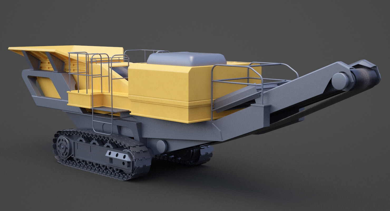 Construction Machinery 01 - 3D Model by sky3dstudios69
