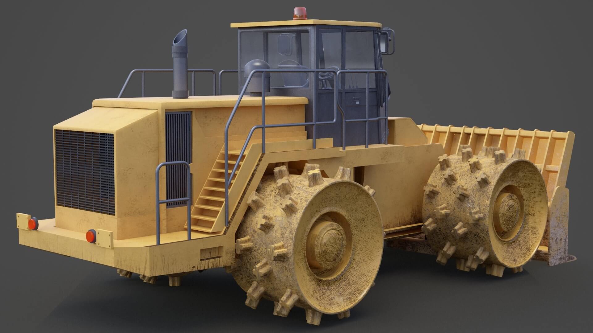 Construction Vehicle 001 - 3D Model by sky3dstudios69