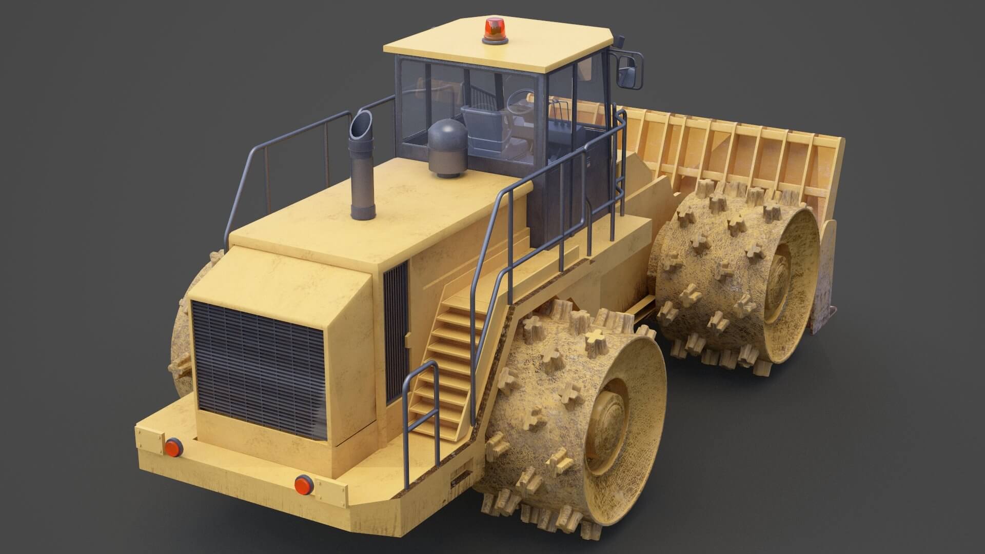 Construction Vehicle 001 - 3D Model by sky3dstudios69