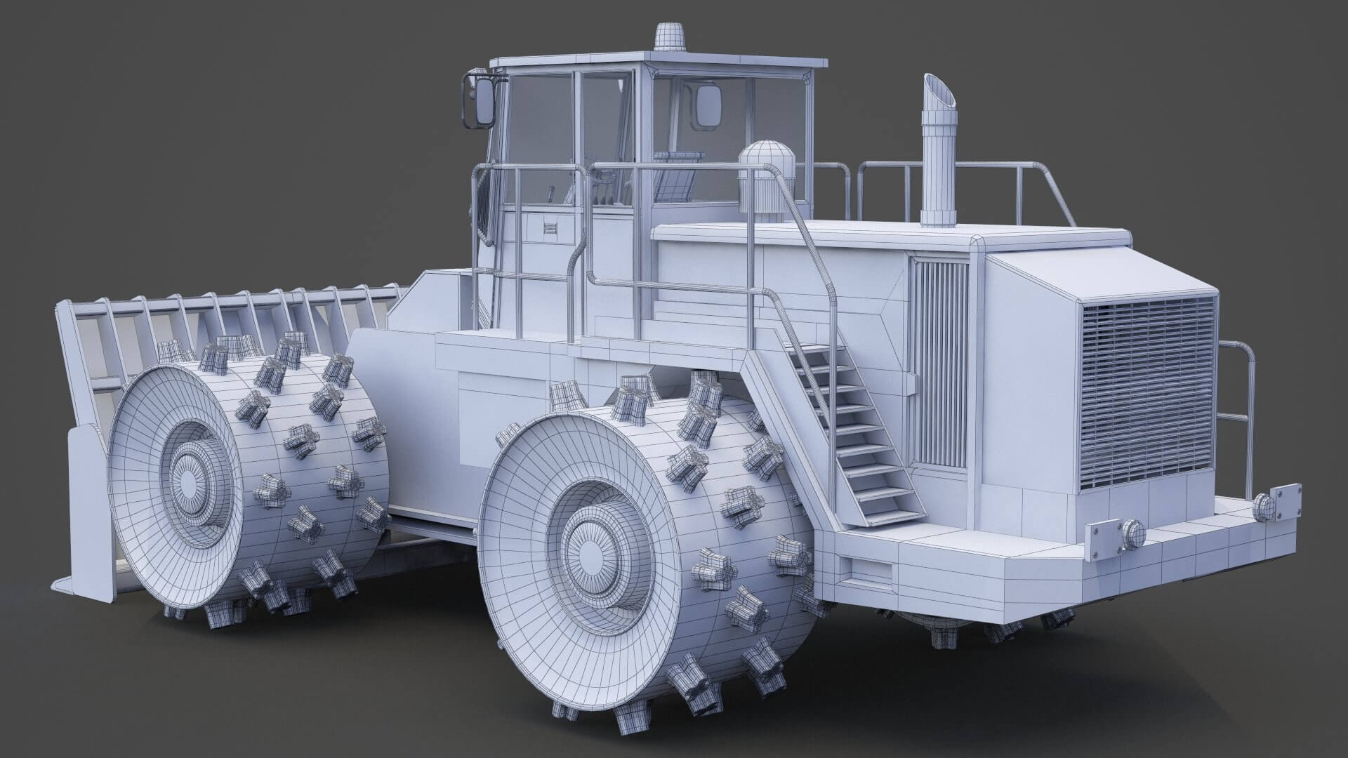 Construction Vehicle 001 - 3D Model by sky3dstudios69