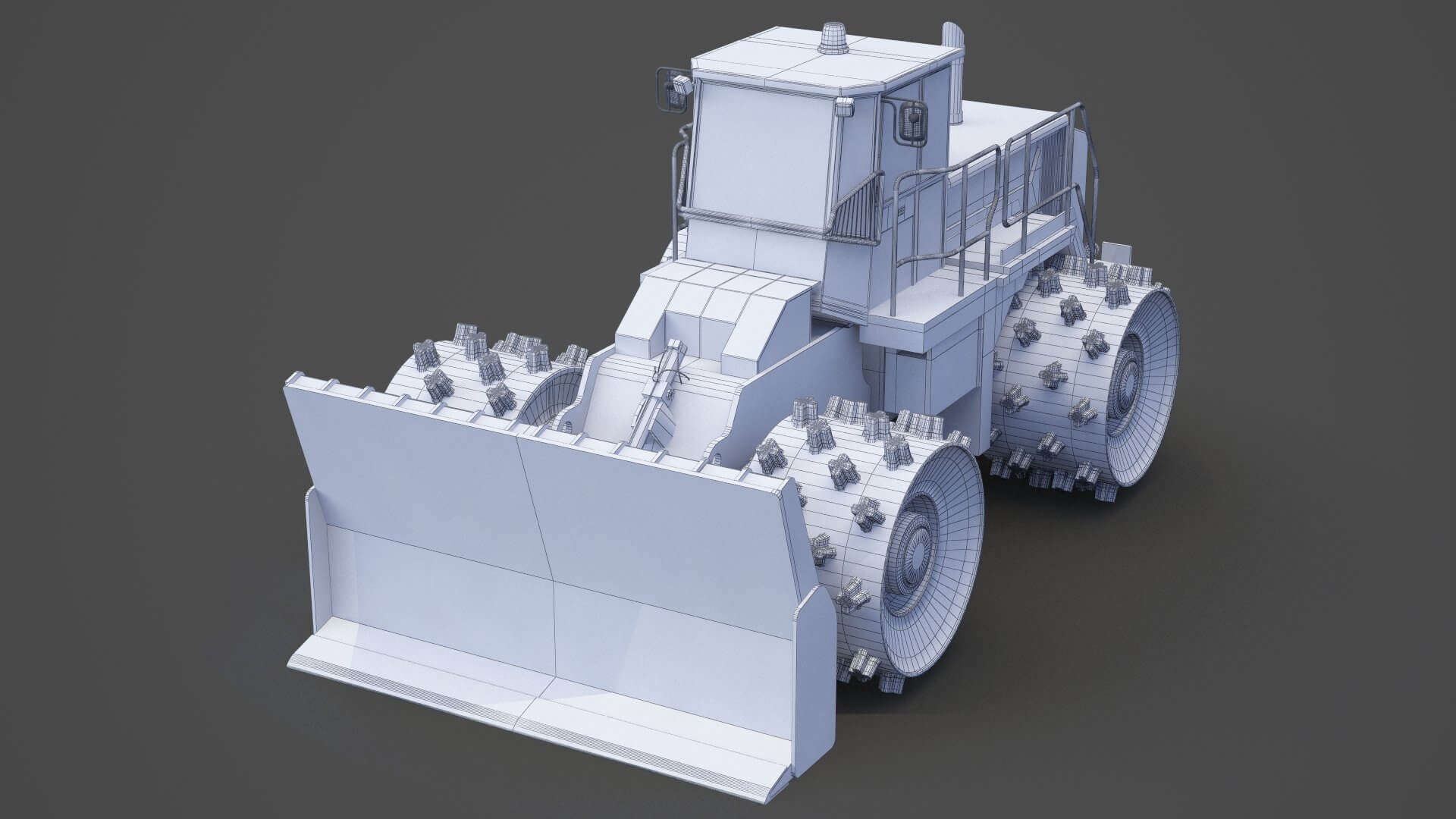 Construction Vehicle 001 - 3D Model by sky3dstudios69
