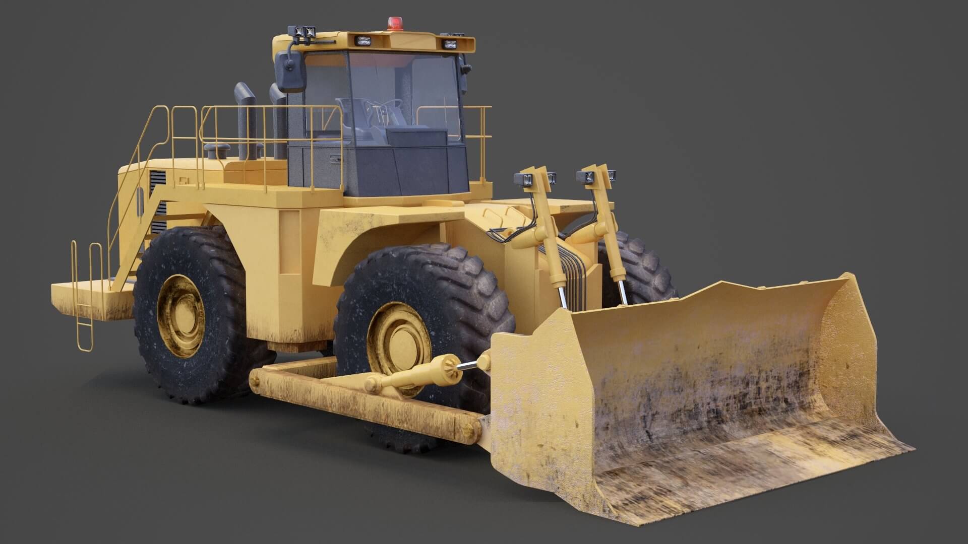 Construction Vehicle 002 - 3D Model by sky3dstudios69