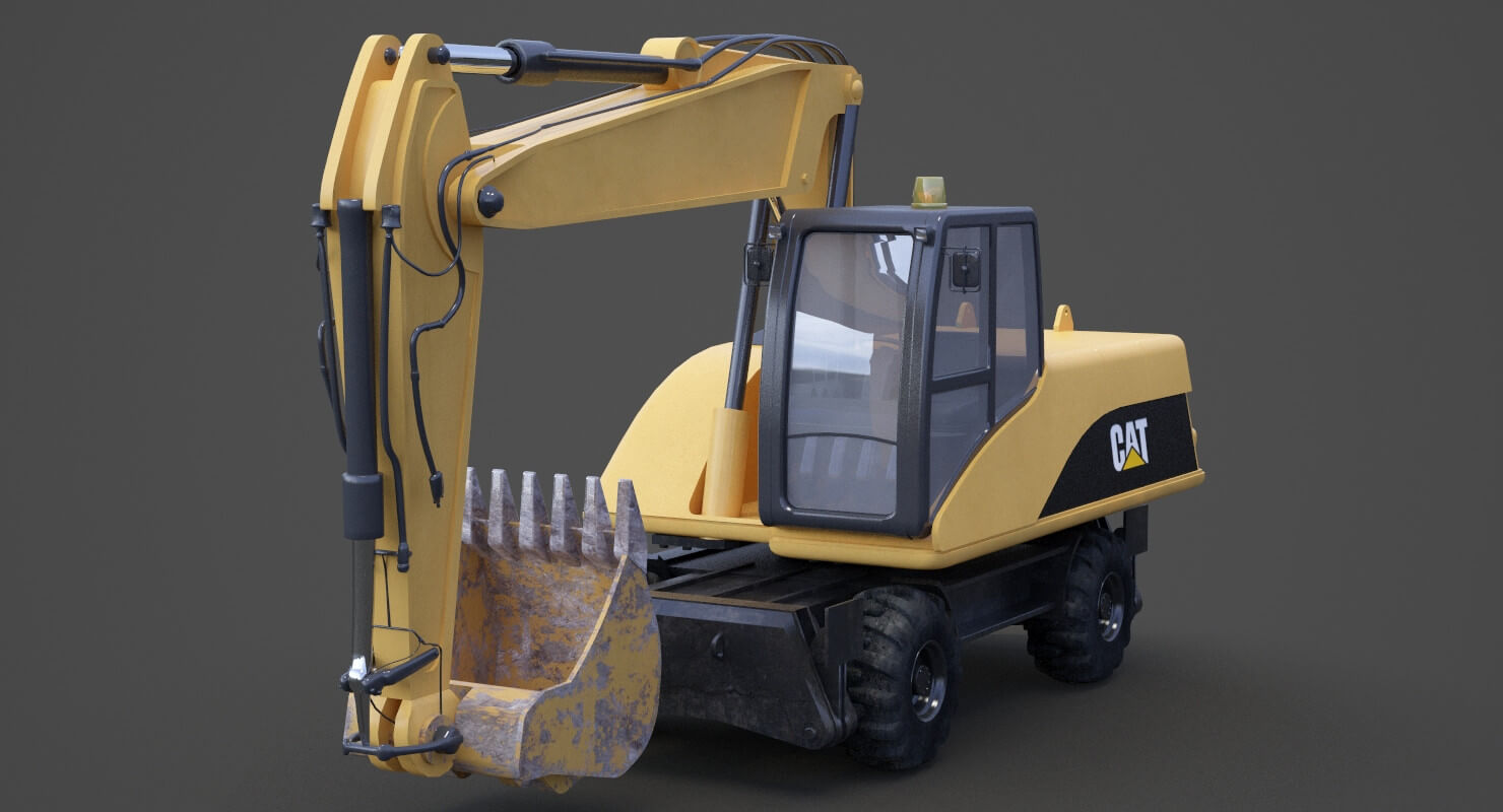 Construction Vehicle 003 - 3D Model by sky3dstudios69